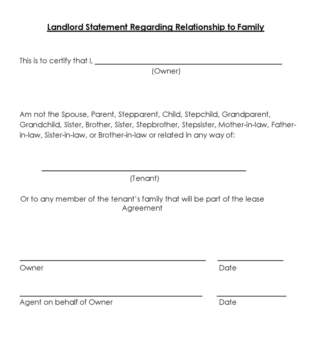 28 Free Landlord Statement Forms | Word - PDF