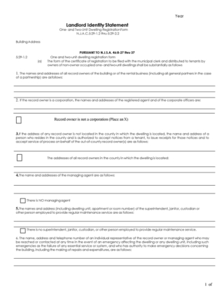 28 Free Landlord Statement Forms | Word - PDF