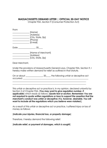 Free Demand Letter Templates (22 Types) | Guide & Tips