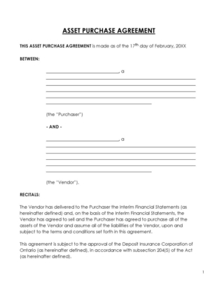 22 Free Purchase Agreement Templates (Word)