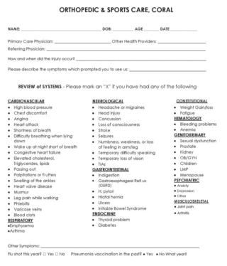 30 Free Review of Systems Template & Examples (Word, PDF)