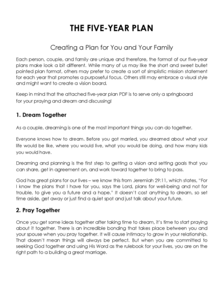 How to Create a Realistic 5-Year Plan (Free Templates)