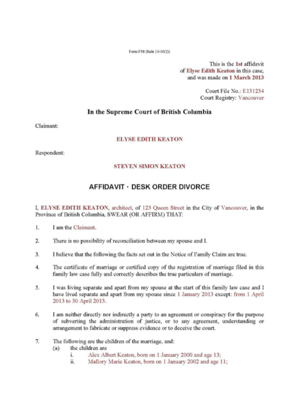 21 Free Affidavit Templates & Forms