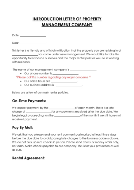 Business Introduction Letter Format (30 Best Examples)