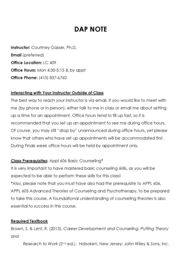 24 DAP Note Examples | What are DAP Notes?