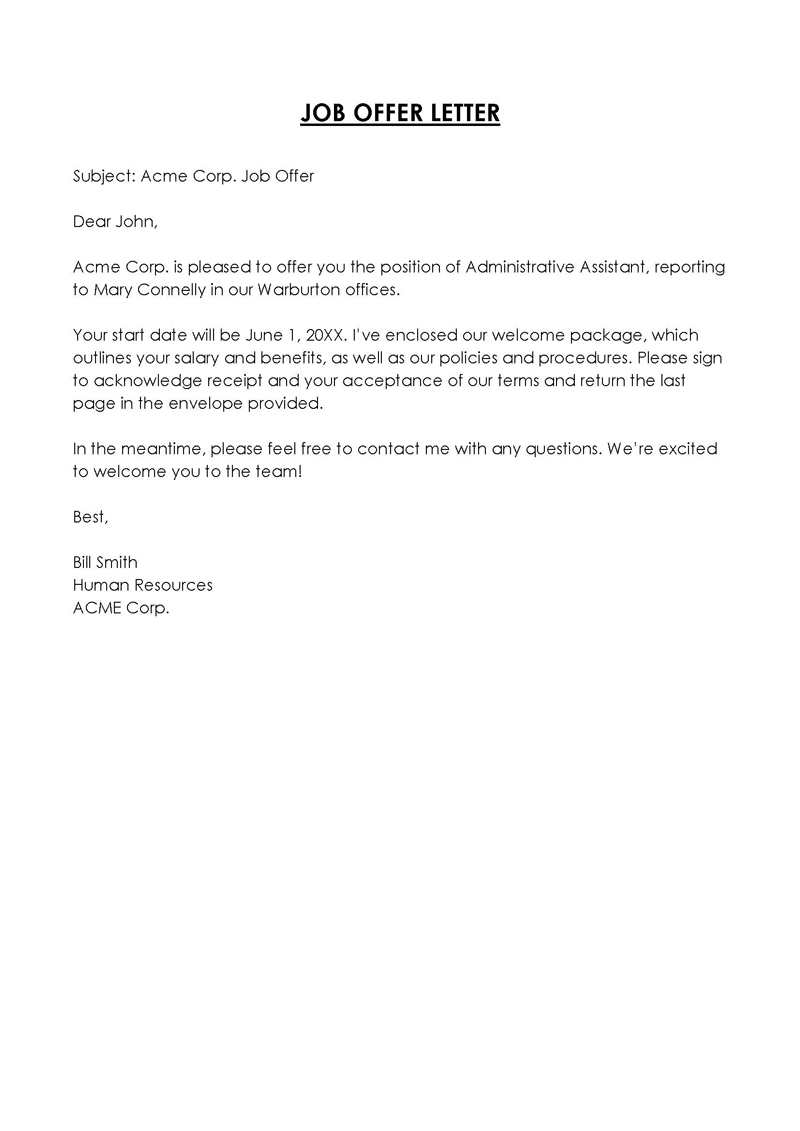 What To Expect In A Job Offer Letter Interview Questions Infoupdate What To Expect In A Job Offer Letter Interview Questions Infoupdate