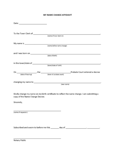 21 Free Affidavit Templates & Forms