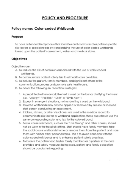 29 Free Policies and Procedures Templates