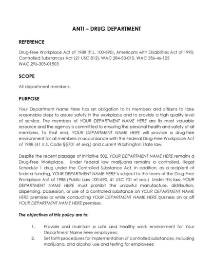 29 Free Policies and Procedures Templates