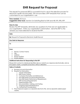 20 Simple Request for Proposal (RFP) Templates