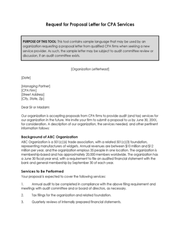 20 Simple Request for Proposal (RFP) Templates