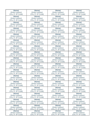 Free Editable Return Address Label Templates (Word, PDF)