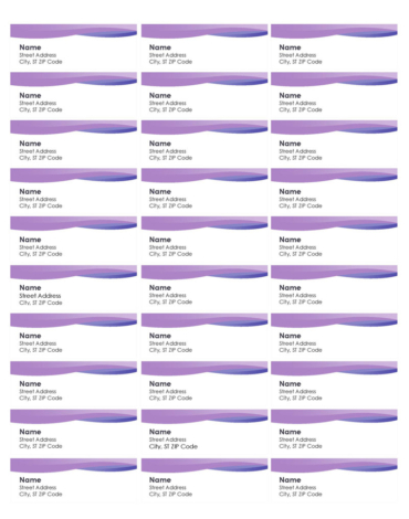 Free Editable Return Address Label Templates (Word, PDF)