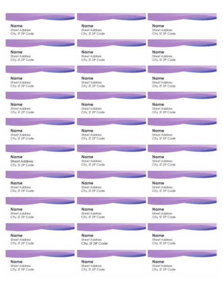 Free Editable Return Address Label Templates (Word, PDF)