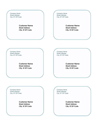 Free Editable Return Address Label Templates (Word, PDF)