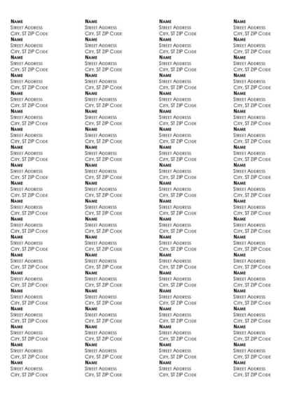Free Editable Return Address Label Templates (Word, PDF)