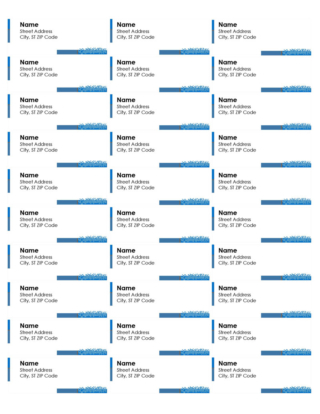 Free Editable Return Address Label Templates (Word, PDF)