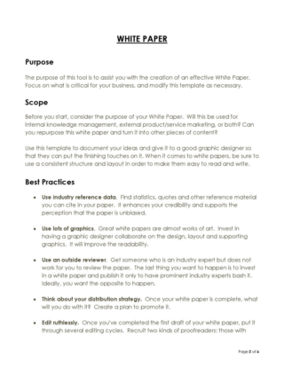 How to Write a White Paper (20 Free Templates)