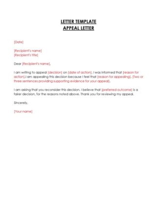 How to Write Any Appeal Letter (Format, Don'ts, Samples)