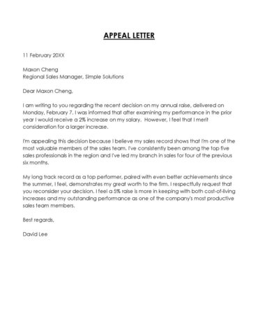 How to Write Any Appeal Letter (Format, Don'ts, Samples)
