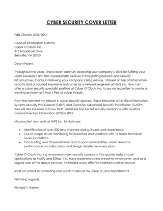 20 Best IT Cover Letter Examples