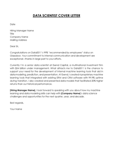 20 Best IT Cover Letter Examples