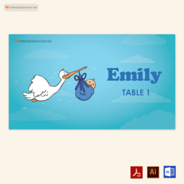 Free Printable Place Card Templates (Word, Illustrator)