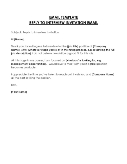 How to Reply to an Interview Invitation Email (Samples)