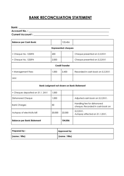 14 Free Bank Reconciliation Templates in Excel