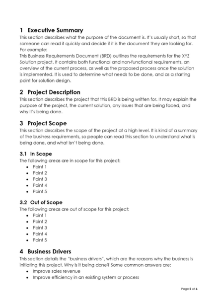 22 Free Business Requirements Document Templates