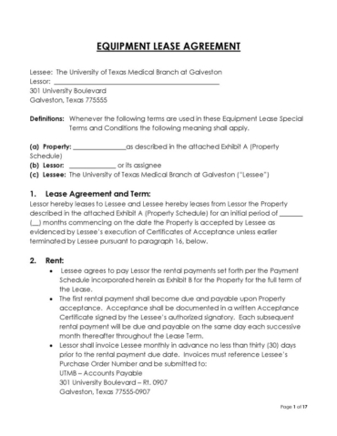 24 Free Equipment Rental Agreement Forms (Templates)