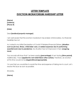 30 Sample Hardship Letters (Financial, Mortgage, Loan)