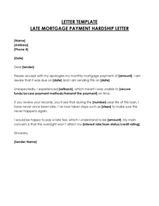 30 Sample Hardship Letters (Financial, Mortgage, Loan)