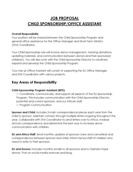 20 Free Job Proposal Templates - Word