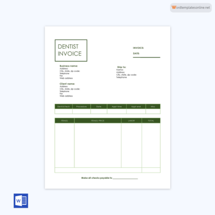 28 Free Medical Receipt (Bill) Templates - Word, PDF