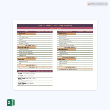 Free Financial Statement Templates (Excel)