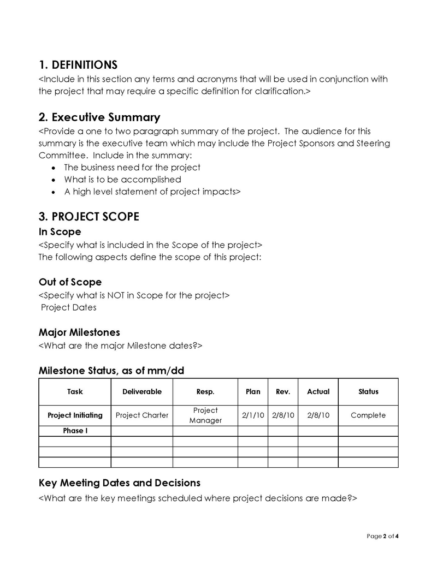26 Project Scope Statement Templates (Free Downloads)