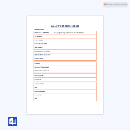 20 Free Purchase Order (PO) Templates (Word | Excel)