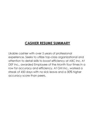 40 Effective Resume Summary Examples + How to Guide