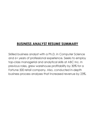 40 Effective Resume Summary Examples + How to Guide