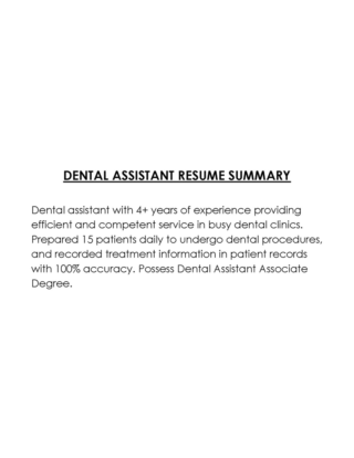 40 Effective Resume Summary Examples + How to Guide