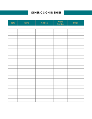 Sign-In Sheet: How to Make in Word (Free Templates)