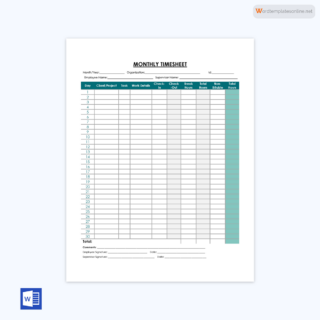 40 Free Time Log Templates (Hourly, Daily) - Word, Excel