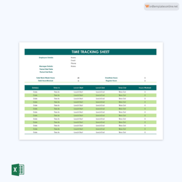 12 Free Time Tracking Spreadsheets for Excel