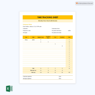 12 Free Time Tracking Spreadsheets for Excel