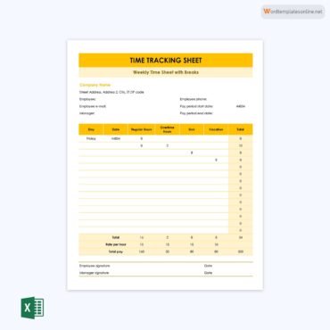 12 Free Time Tracking Spreadsheets for Excel
