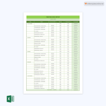 12 Free Time Tracking Spreadsheets for Excel