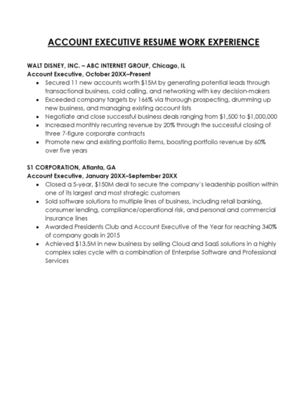 How to Write Work Experience In Resume (Samples & Tips)