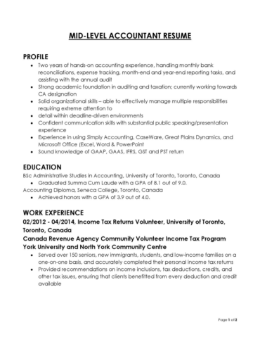 22 Accountant Resume Examples (Skills, Objective & More)