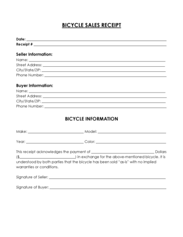 24 Free Sales Receipt Templates (Premium Designs)